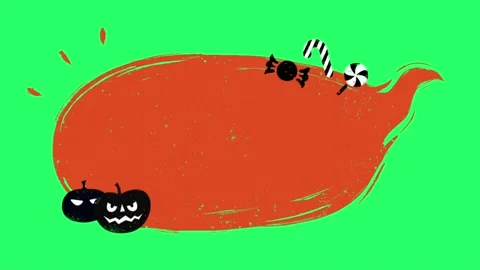 Animation orange text box geometry shape... | Stock Video | Pond5