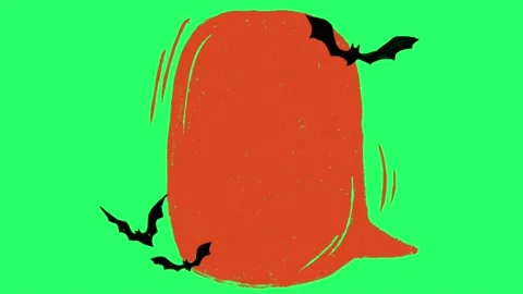Animation orange text box geometry shape... | Stock Video | Pond5