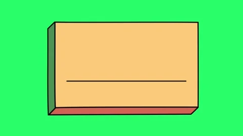 Animation orange text box on green scree... | Stock Video | Pond5