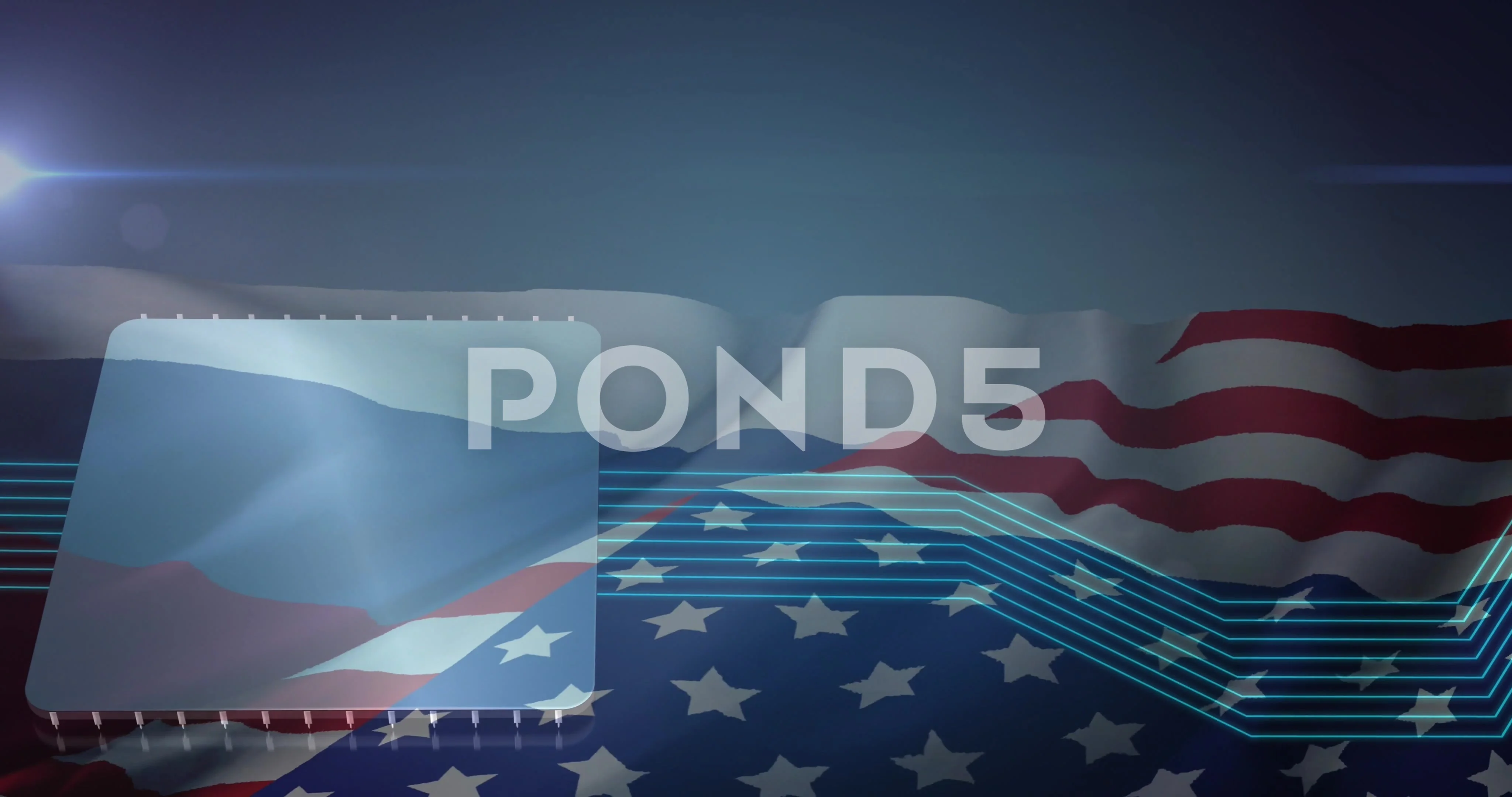 Free Animated American Flag For Powerpoint