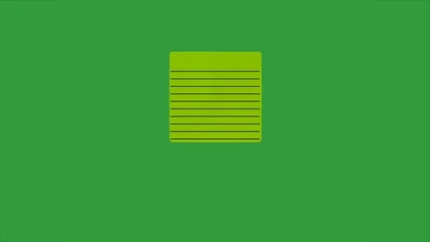 Animation. Page of paper animation on g... | Stock Video | Pond5