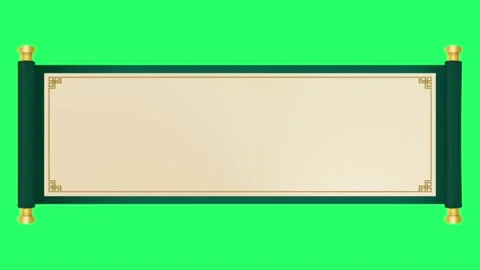 Animation paper roll for texture chinese... | Stock Video | Pond5