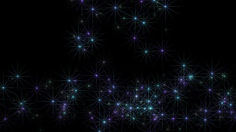 animation - particles stars light rising... | Stock Video | Pond5