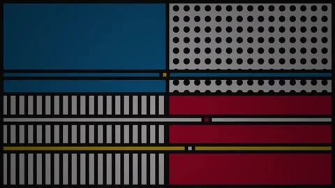 Animation of pattern moving on multi col... | Stock Video | Pond5