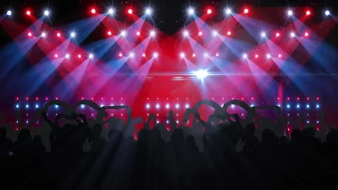 Animation of people dancing over scene w... | Stock Video | Pond5