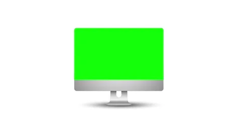 Animation of a personal computer with a ... | Stock Video | Pond5