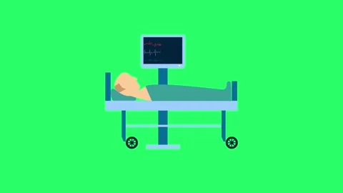 Animation physical examination on green ... | Stock Video | Pond5