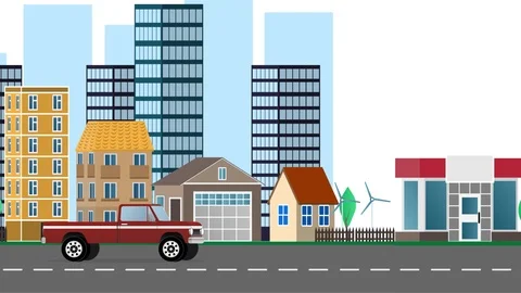 Road Cartoon Stock Video Footage | Royalty Free Road Cartoon Videos | Pond5