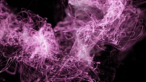Animation of pink energy trail moving on... | Stock Video | Pond5