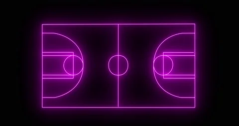 Animation of pink neon sports stadium on... | Stock Video | Pond5