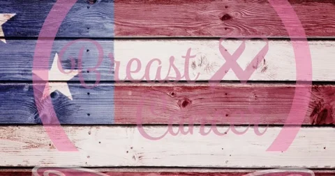 Animation of pink ribbon logo with breas... | Stock Video | Pond5