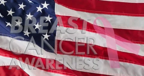 Animation of pink ribbon logo with breas... | Stock Video | Pond5