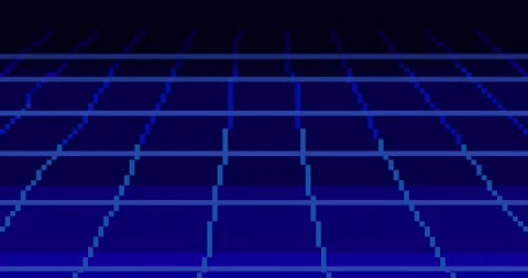 Animation of pixel art 80s Retro sci-Fi.... | Stock Video | Pond5