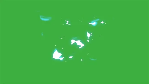 Animation plasma element effect on green... | Stock Video | Pond5