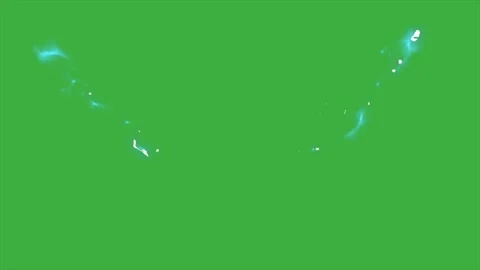 Animation plasma element effect on green... | Stock Video | Pond5
