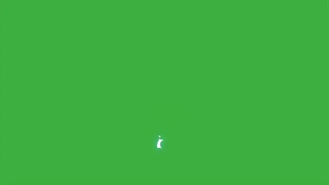 Animation plasma element effect on green... | Stock Video | Pond5