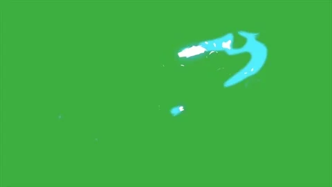 Animation plasma element effect on green... | Stock Video | Pond5