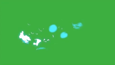 Animation plasma element effect on green... | Stock Video | Pond5