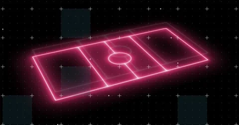 Animation of plus signs over computer gr... | Stock Video | Pond5