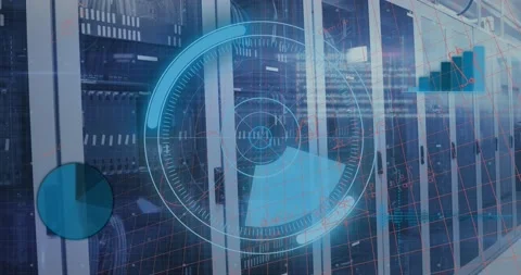 Animation of processing circle and math ... | Stock Video | Pond5