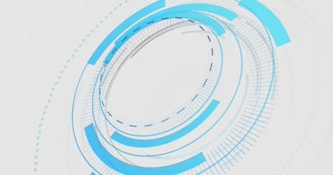Animation of processing circle on blue b... | Stock Video | Pond5