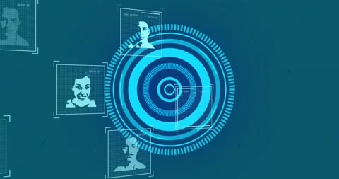 Animation of processing circle over user... | Stock Video | Pond5