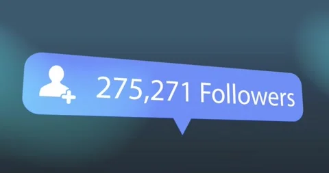 Animation of profile icon with increasin... | Stock Video | Pond5