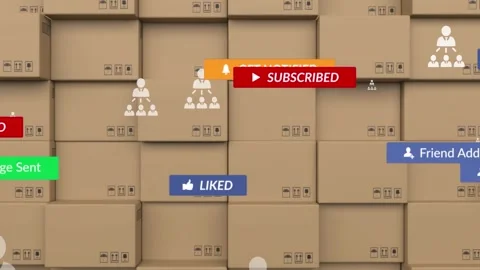 Animation of profile icons flowchart and... | Stock Video | Pond5