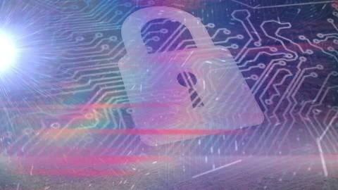 Animation of programming code and light ... | Stock Video | Pond5