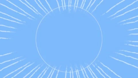 Animation of pulsating circle and lines ... | Stock Video | Pond5