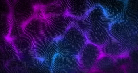 Animation of purple and blue wave patter... | Stock Video | Pond5
