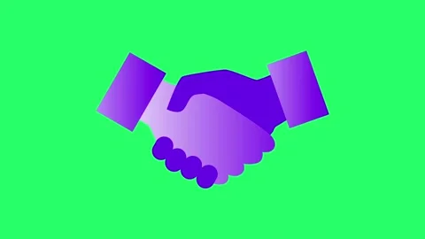 Animation purple hand icon infographic o... | Stock Video | Pond5