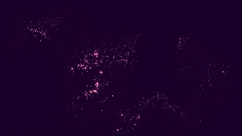 Animation of purple light particle bokeh... | Stock Video | Pond5