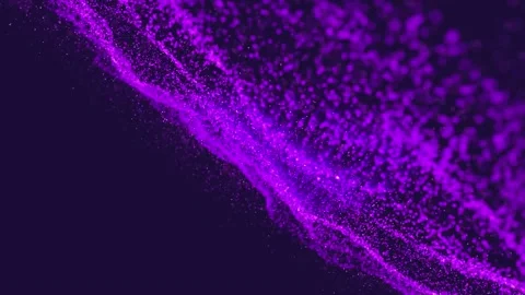 Animation of purple spots on black backg... | Stock Video | Pond5