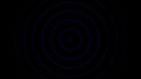 Animation of radio wave, radar or sonar | Stock Video | Pond5