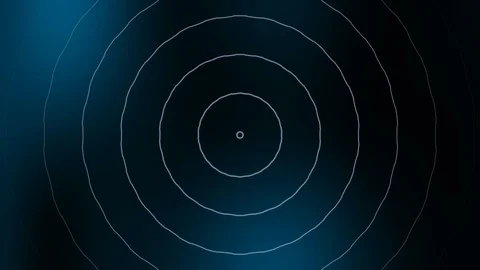 Animation of radio wave, radar or sonar | Stock Video | Pond5