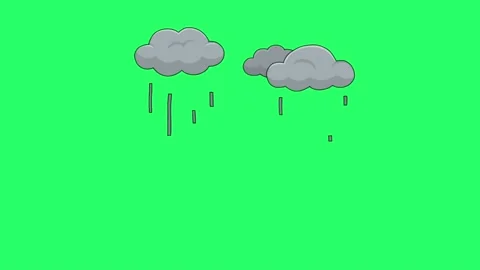 Cloud Rain Animation Stock Footage ~ Royalty Free Stock Videos | Pond5