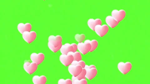 Raining Hearts Stock Footage ~ Royalty Free Stock Videos | Pond5