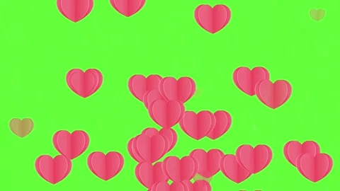 Raining Hearts Stock Footage ~ Royalty Free Stock Videos | Pond5