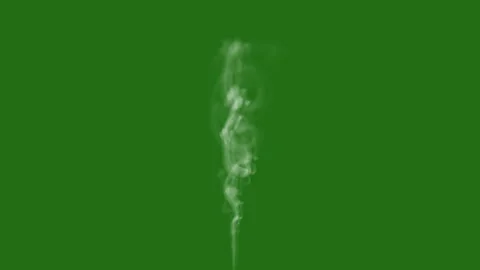 Animation of realistic smoke on a green ... | Stock Video | Pond5