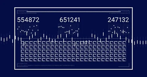 Animation of rectangle with changing num... | Stock Video | Pond5