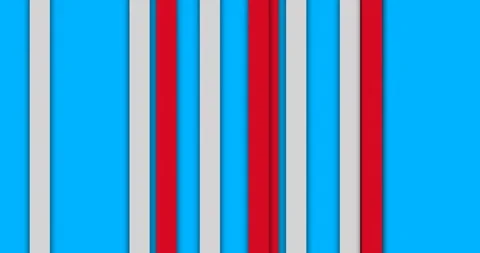 Animation of red and white stripes movin... | Stock Video | Pond5
