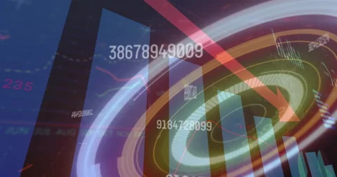 Animation of red arrow, scope scanning, ... | Stock Video | Pond5