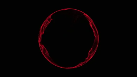 Animation red audio spectrum equalizer c... | Stock Video | Pond5