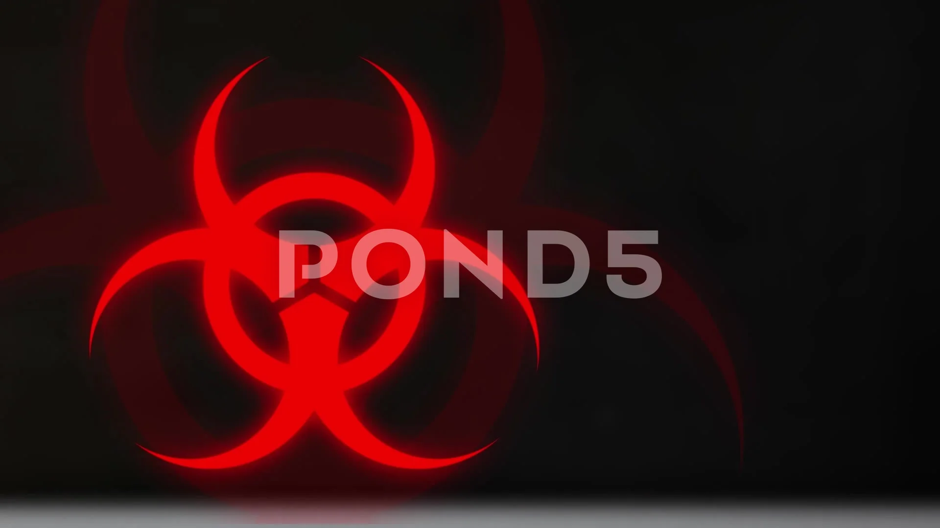 Red Biohazard Symbol Wallpaper