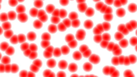 Animation of red blood cells in an arter... | Stock Video | Pond5