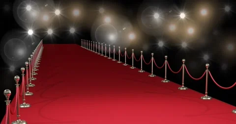 Animation of red carpet at fashion show,... | Stock Video | Pond5