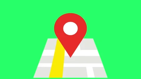 Animation red checkpoint on green screen... | Stock Video | Pond5