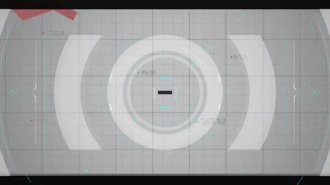 Animation of red lines, scope scanning a... | Stock Video | Pond5