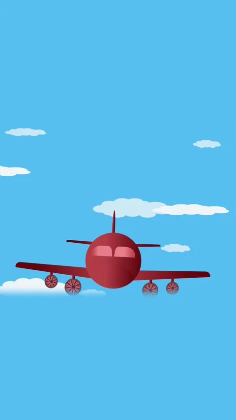 Animated Airplane Stock Videos – Royalty-Free HD & 4K Videos | Pond5